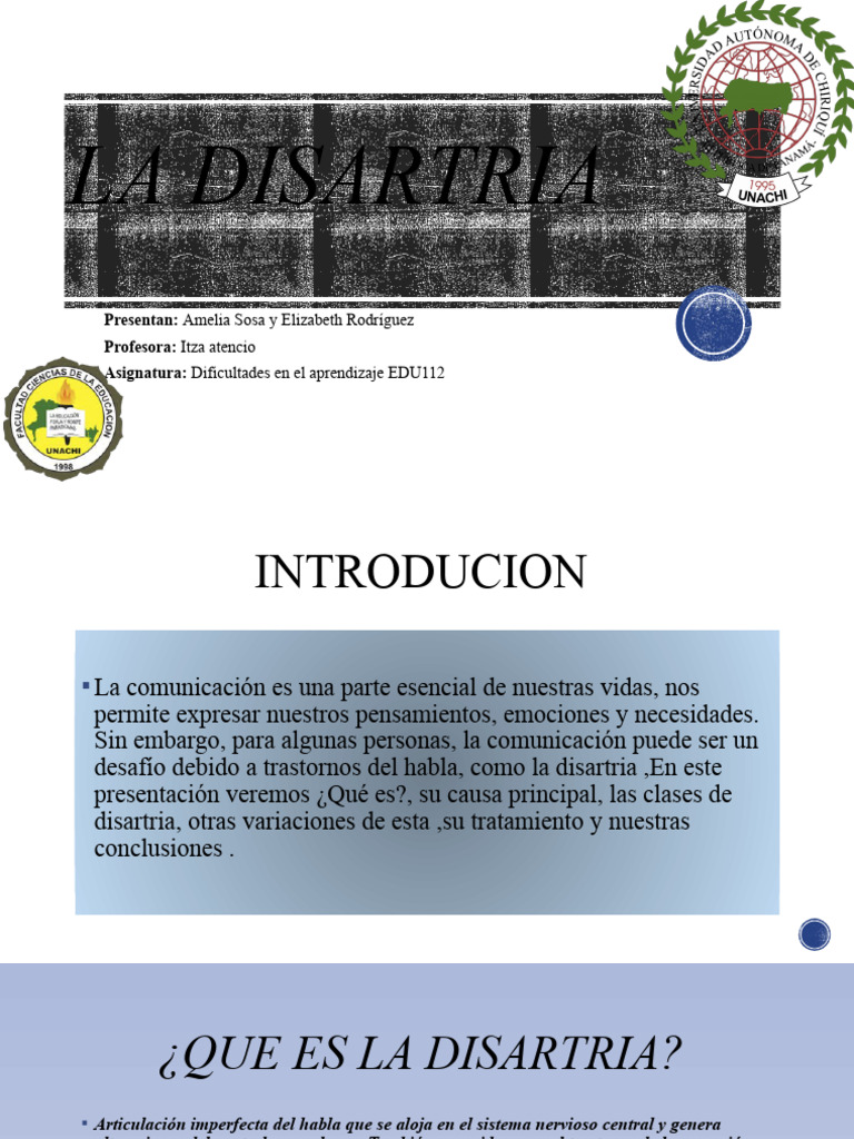 Comprendiendo la Disartria | PDF | Medicina | Enfermedades y trastornos