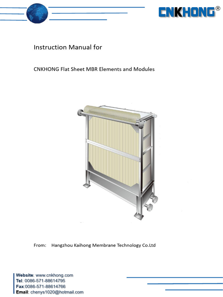 MBR Membrane Guide for Engineers | PDF | Membrane | Civil Engineering