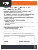 Eot Crane Inspection Checklist | PDF