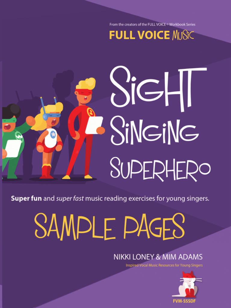 Sight Singing Superhero SAMPLE PAGES | PDF | Scale (Music) | Rhythm