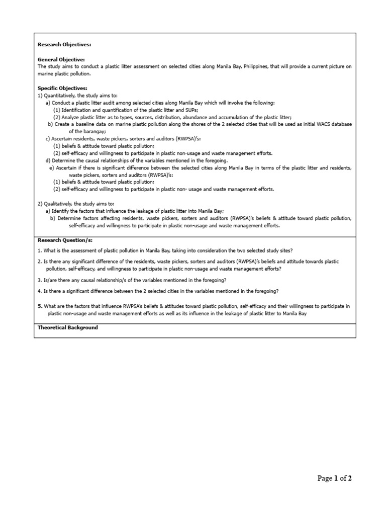 RRL, Frameworks, Research Objectives, Questions & Hypotheses | PDF ...