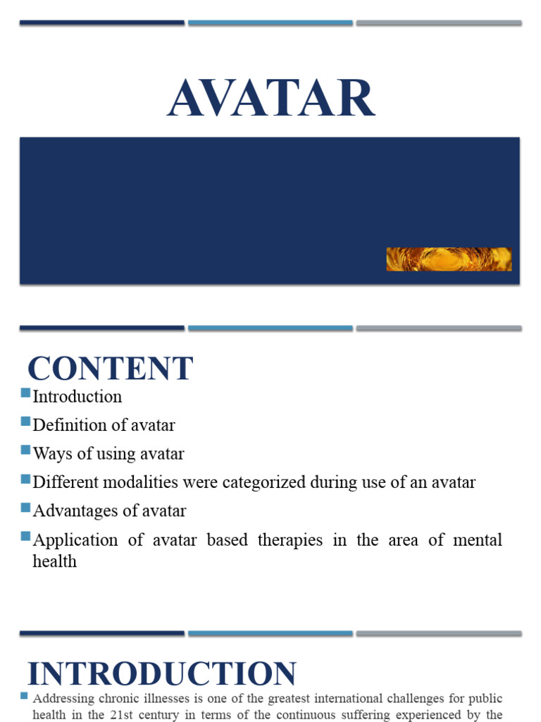 Avatar | PDF | Virtual Reality | Psychotherapy