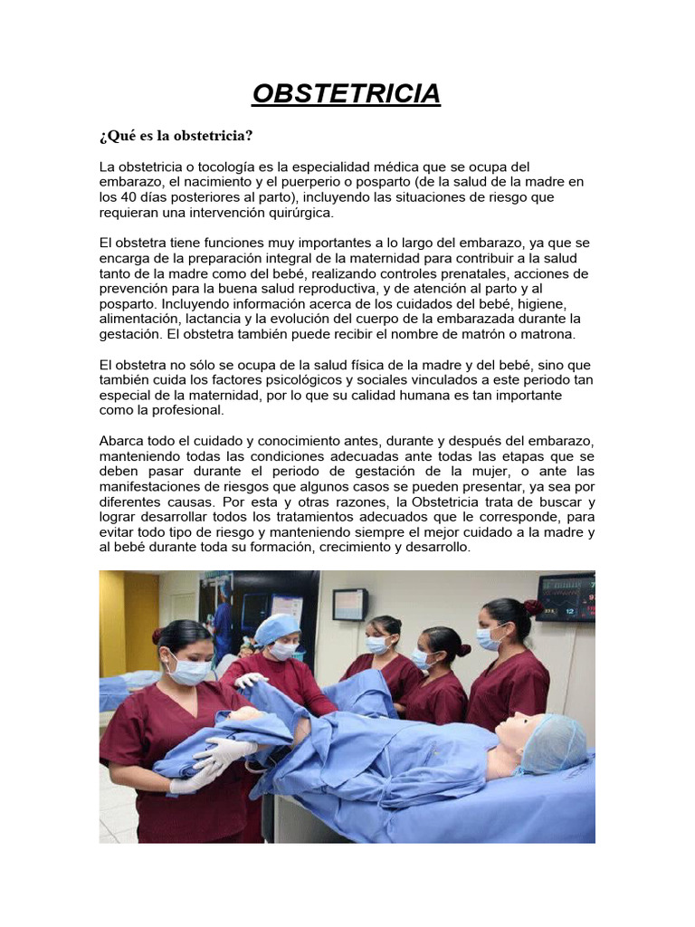 OBSTETRICIA | PDF