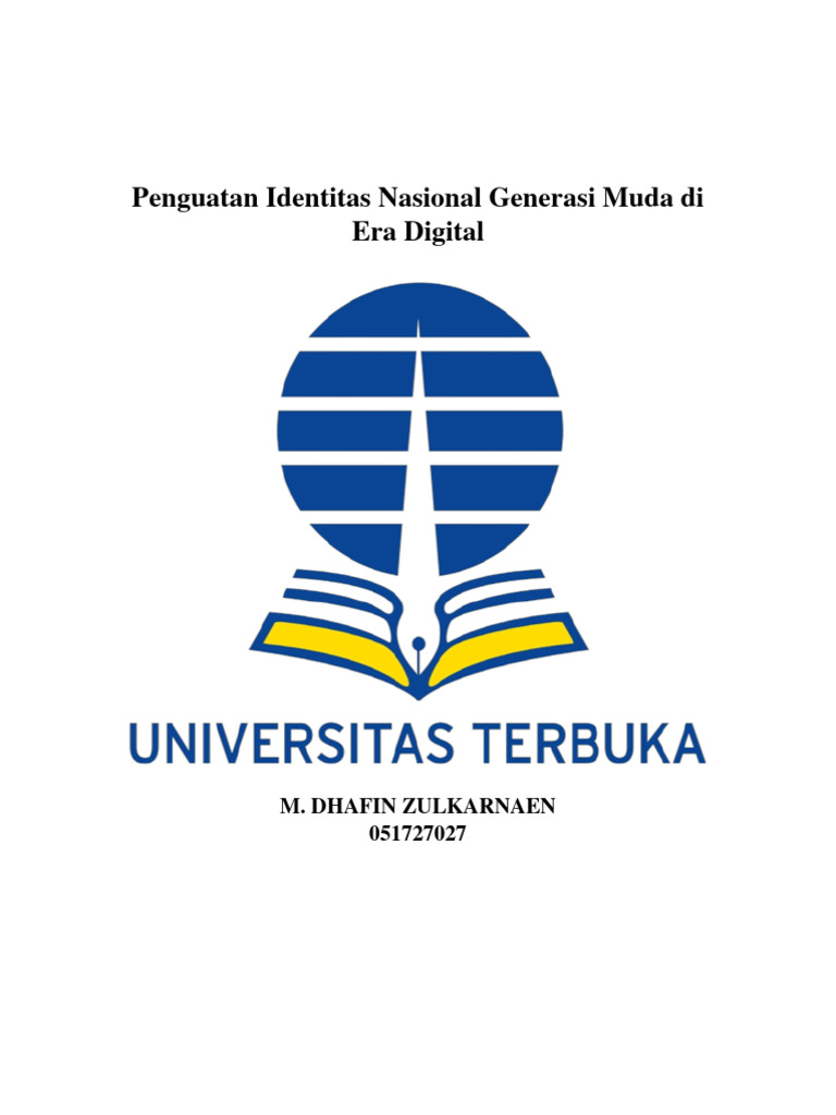 Penguatan Identitas Nasional Generasi Muda Di Era Digital | PDF Penguatan Identitas Nasional Generasi Muda Di Era Digital | PDF