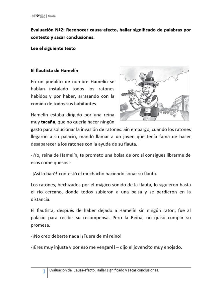 Evaluación Con Énfasis en Causa - Efecto, Hallar Significado de ...