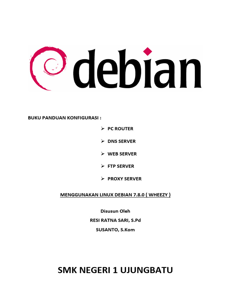 Modul Debian Server | PDF | Komputer