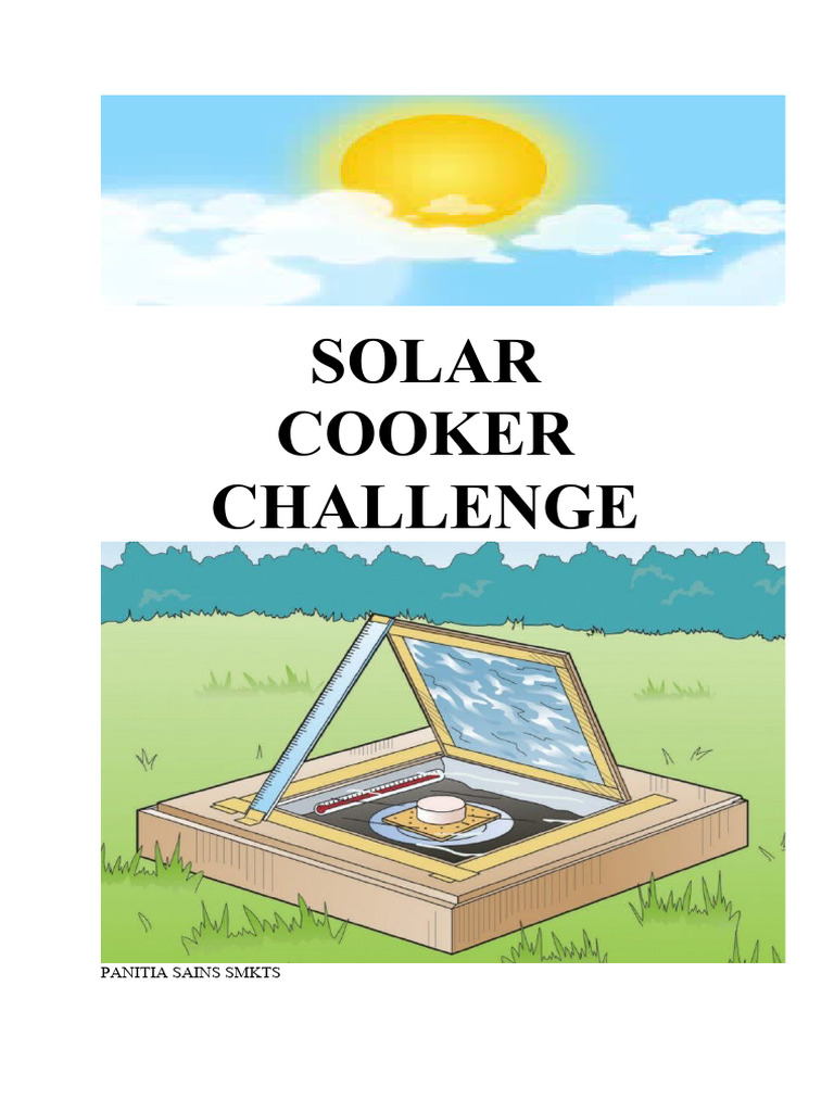 POSTER SOLAR COOKER CHALLENGE | PDF