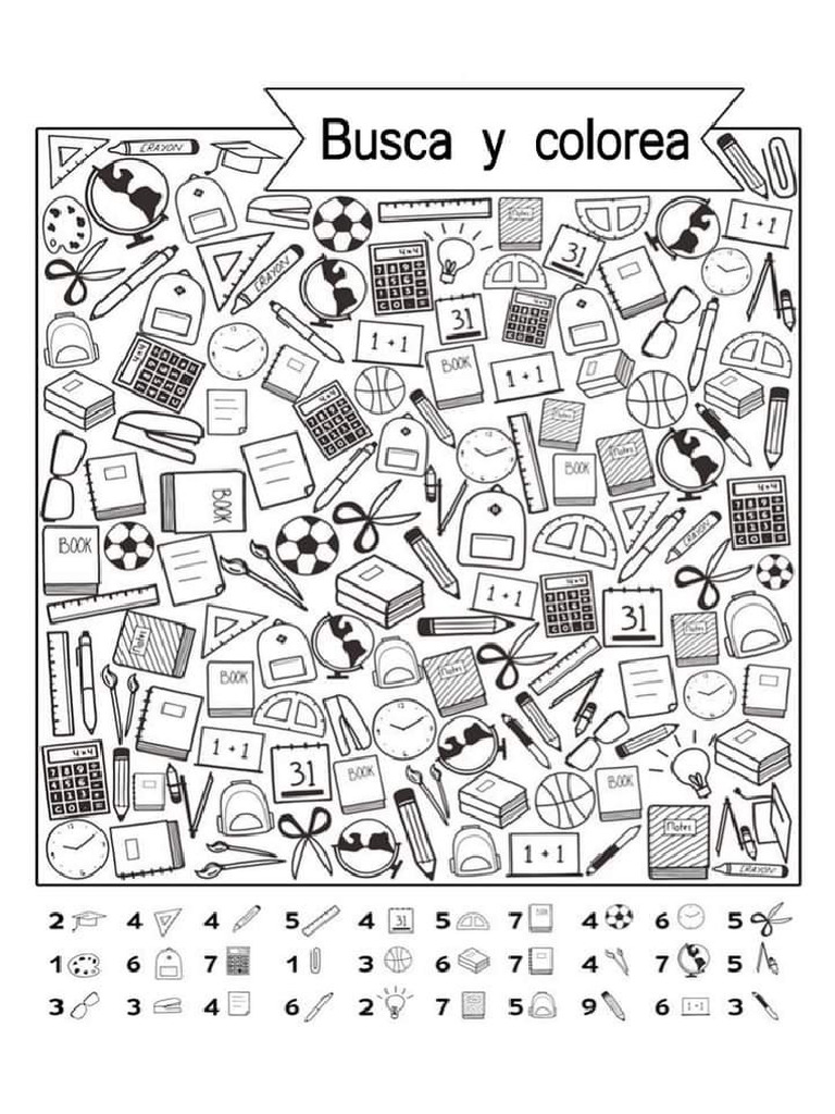 Encuentra y Colorea | PDF