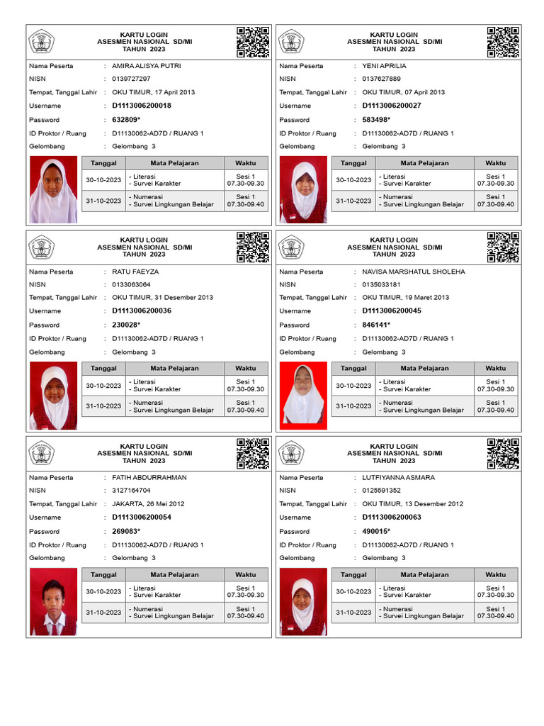 Asesmen Nasional - Tahun 2023122 | PDF