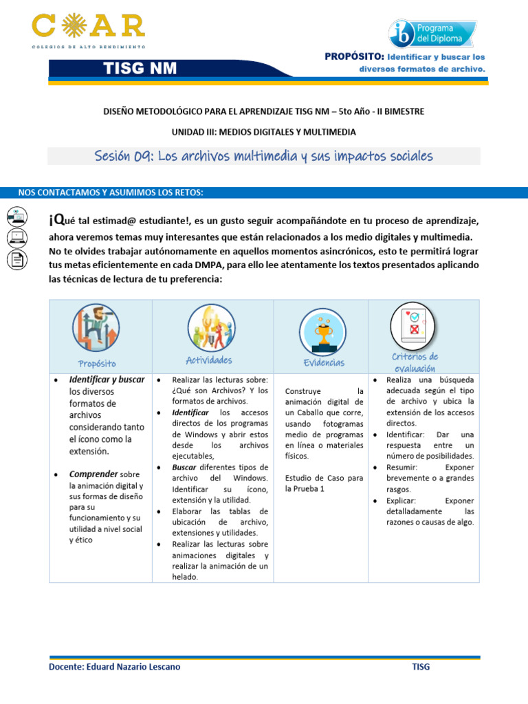 Formatos de Archivos Multimedia y su Uso | PDF | Archivo de computadora | Microsoft Word