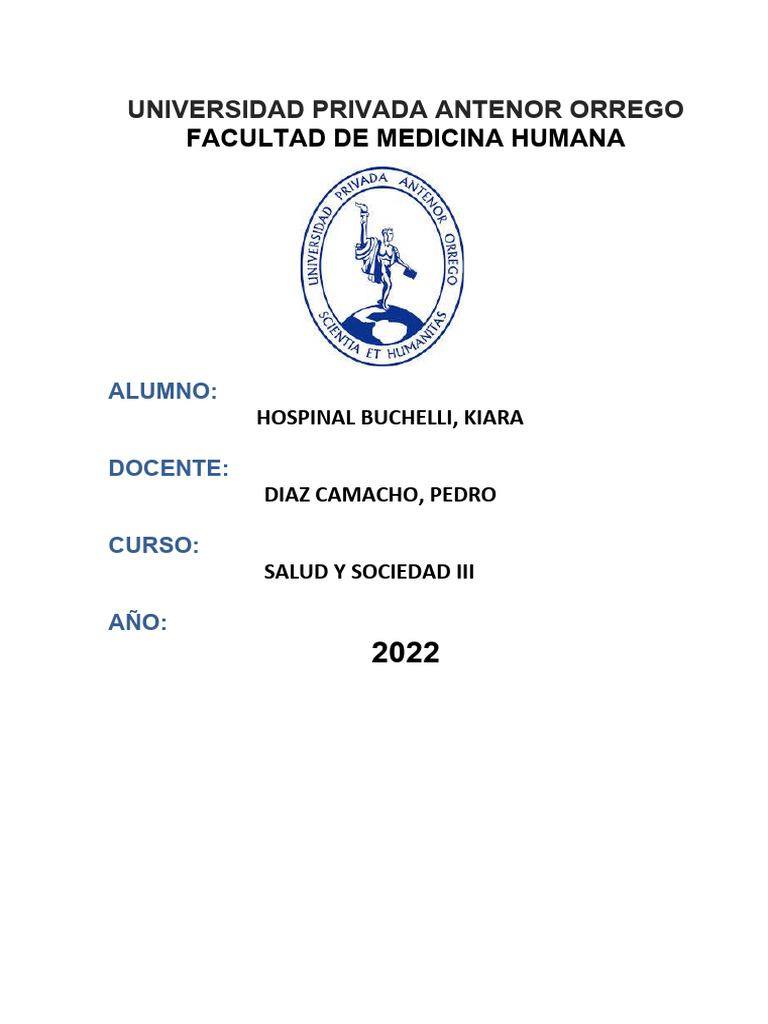 Guia 1 Salud y Sociedad III - Hospinal Buchelli Kiara | PDF | Liderazgo ...