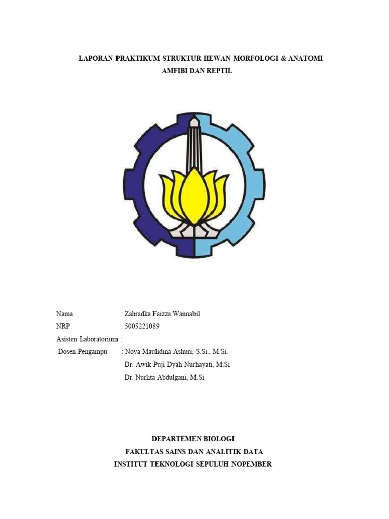 Laporan Praktikum Struktur Hewan Amfibi | PDF Laporan Praktikum Struktur Hewan Amfibi | PDF