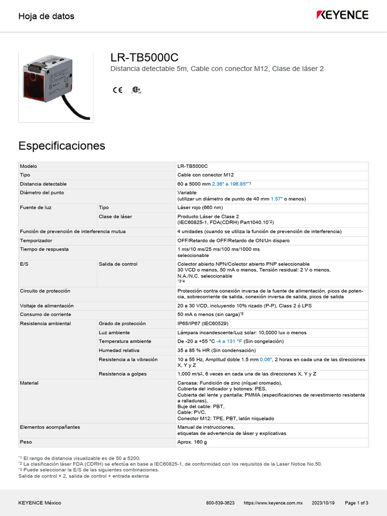 LR TB5000C Datasheet | Descargar gratis PDF | Conector eléctrico ...