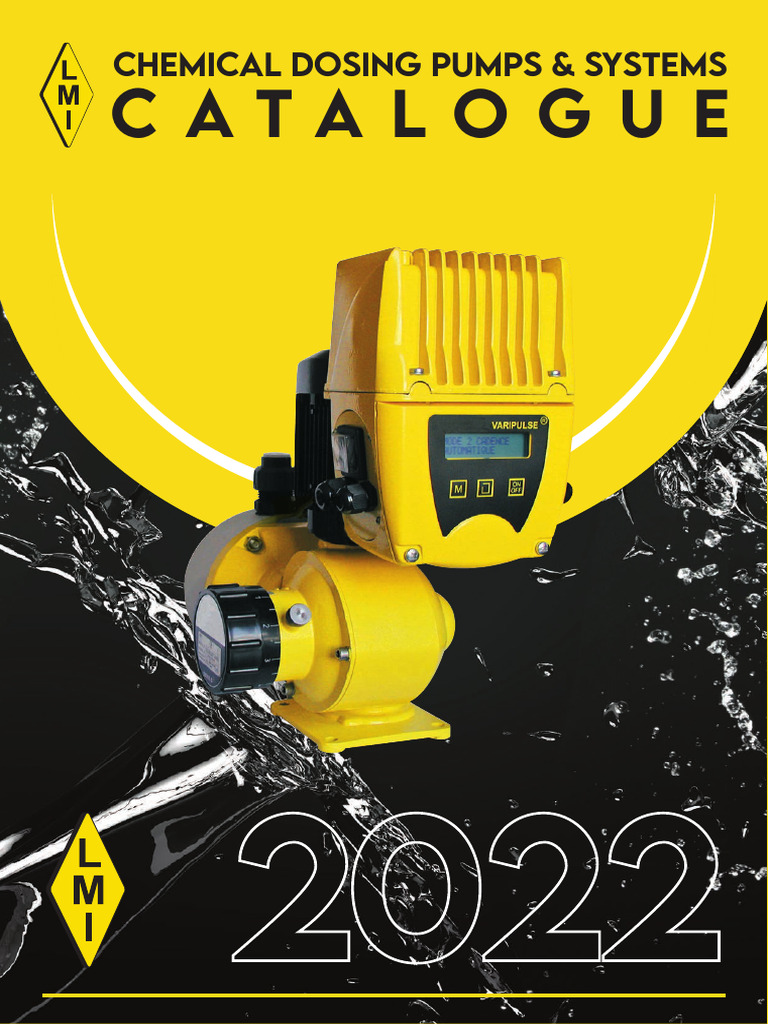 Chemical Dosing Pumps Catalogue 2022 | PDF | Pump | Pipe (Fluid Conveyance)