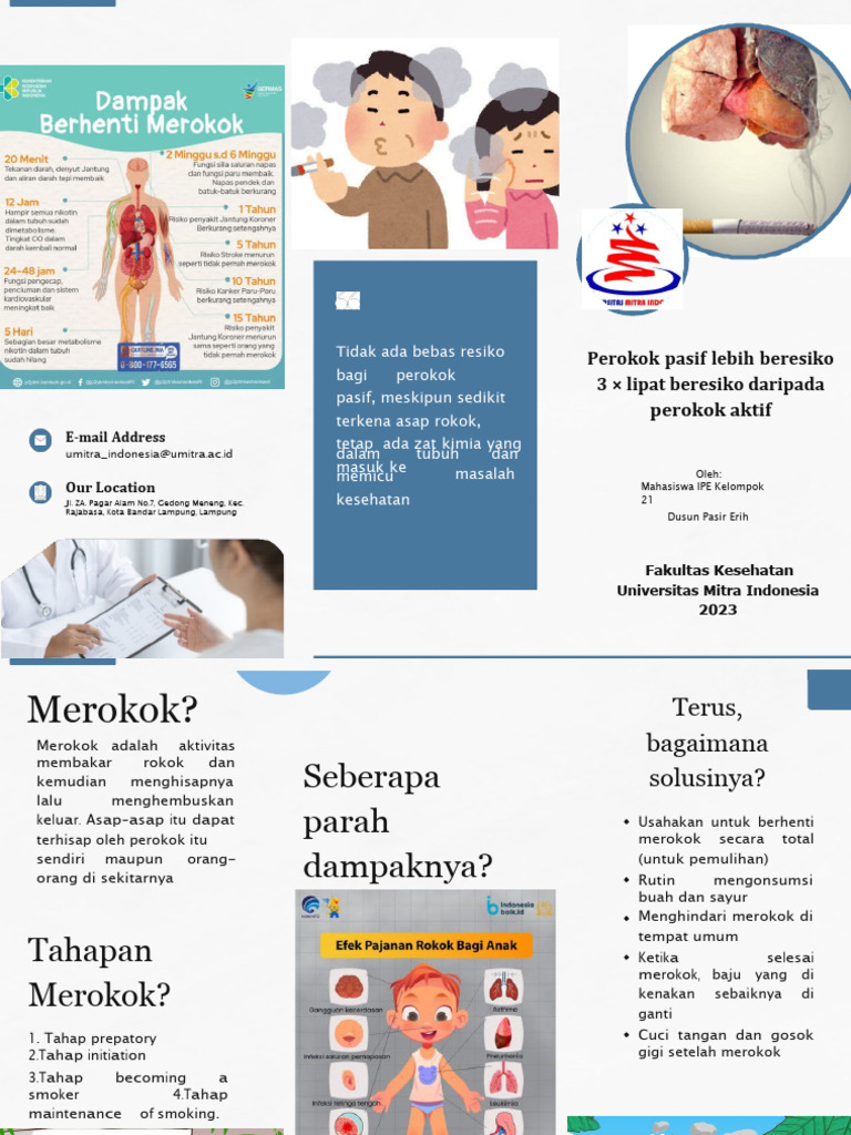 Leaflet Berhenti Merokok | PDF