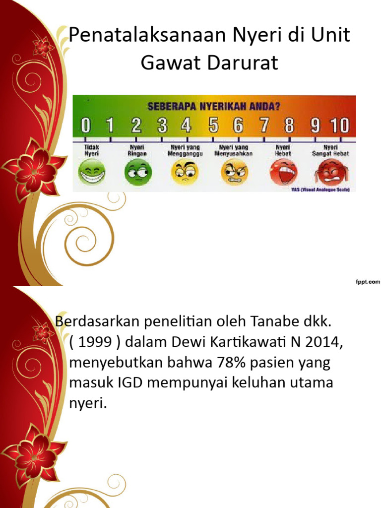 Manajemen Nyeri di Unit Gawat Darurat | PDF