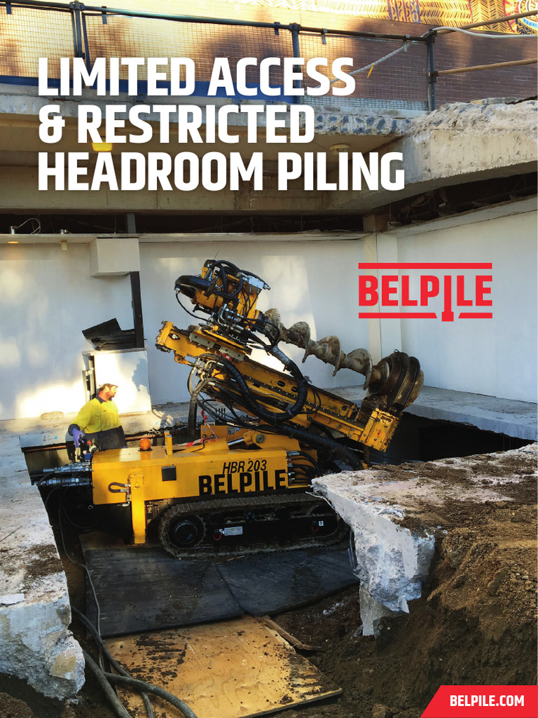 Limited Access Piling Solutions | PDF | Deep Foundation | Civil Engineering