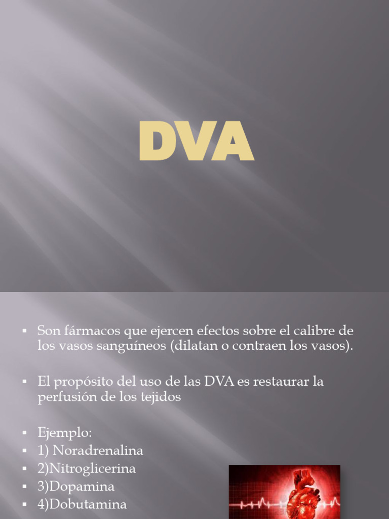 DVA | PDF | Sistema cardiovascular | Causas de la muerte