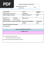 Surgical Preference Card Template | PDF
