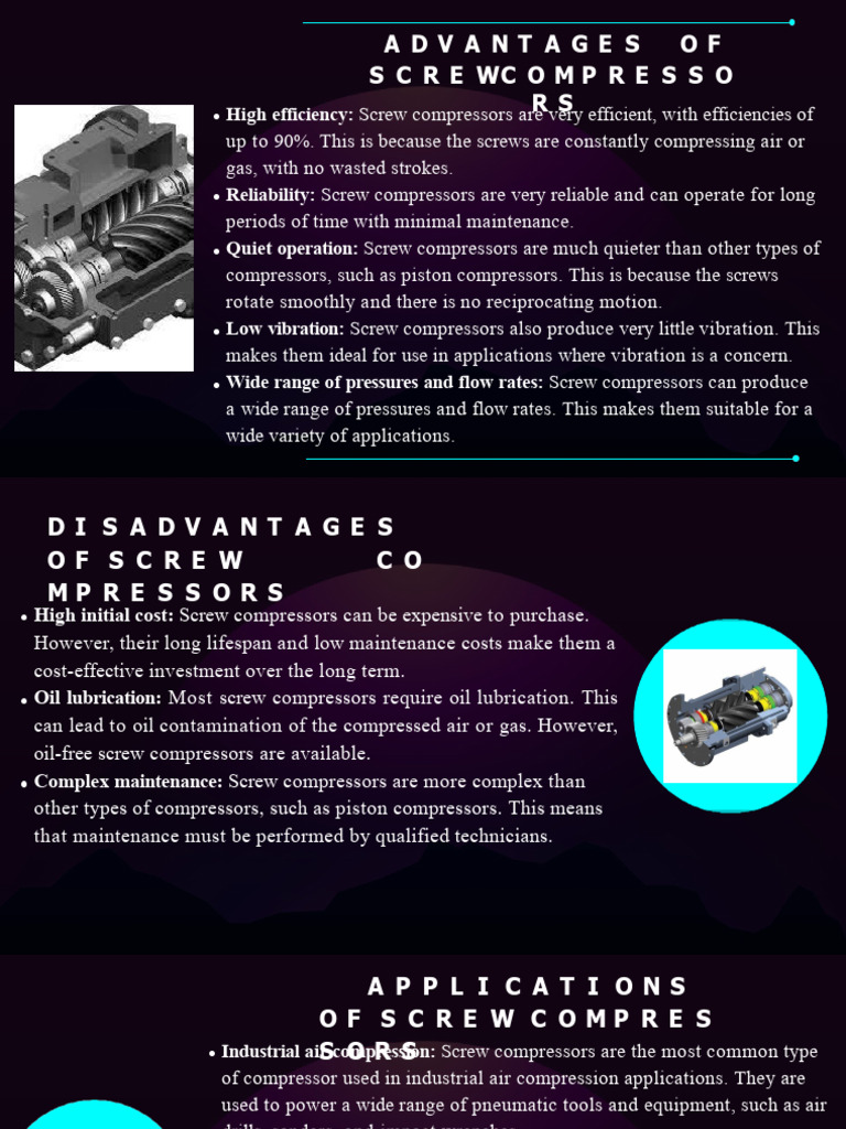 Screw Compressor | Download Free PDF | Liquids | Gases