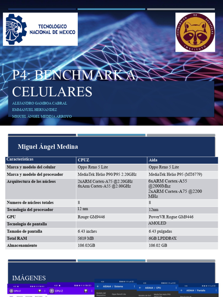 P4 Benchmark Cel | PDF | Yo telefono | Smartphone