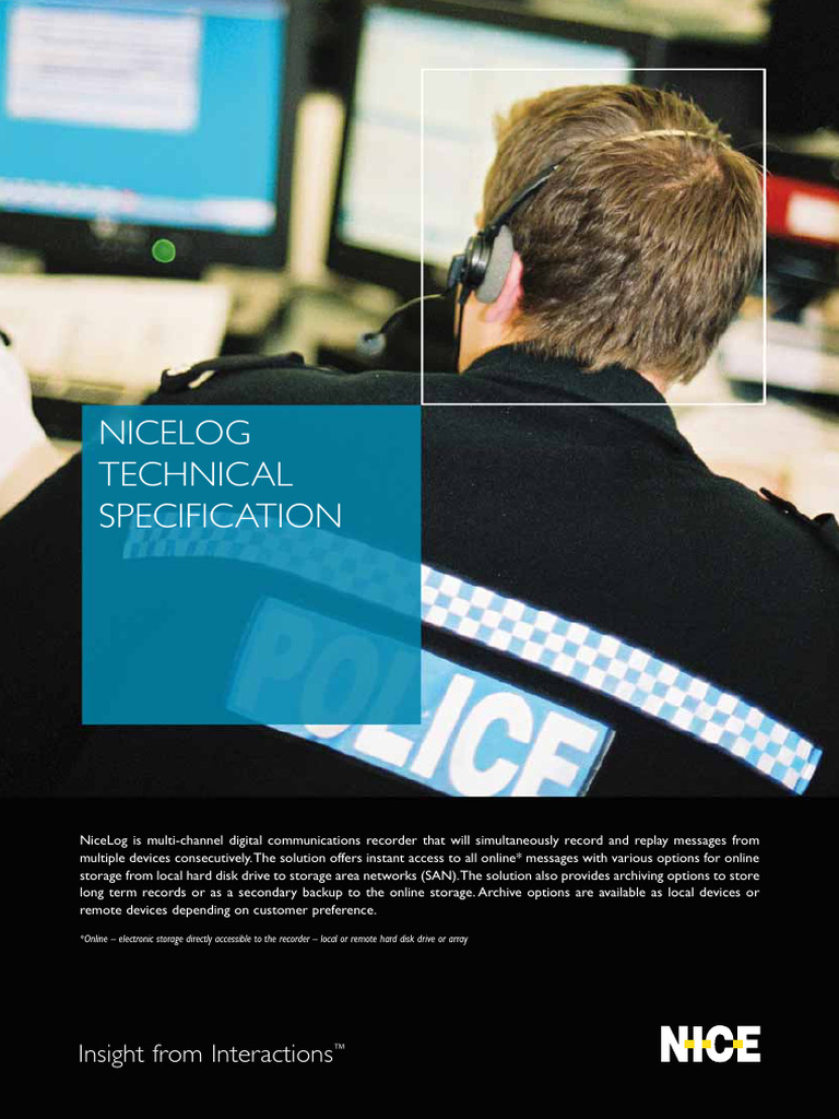 Nicelog Technical Specification | PDF | Computer Data Storage ...