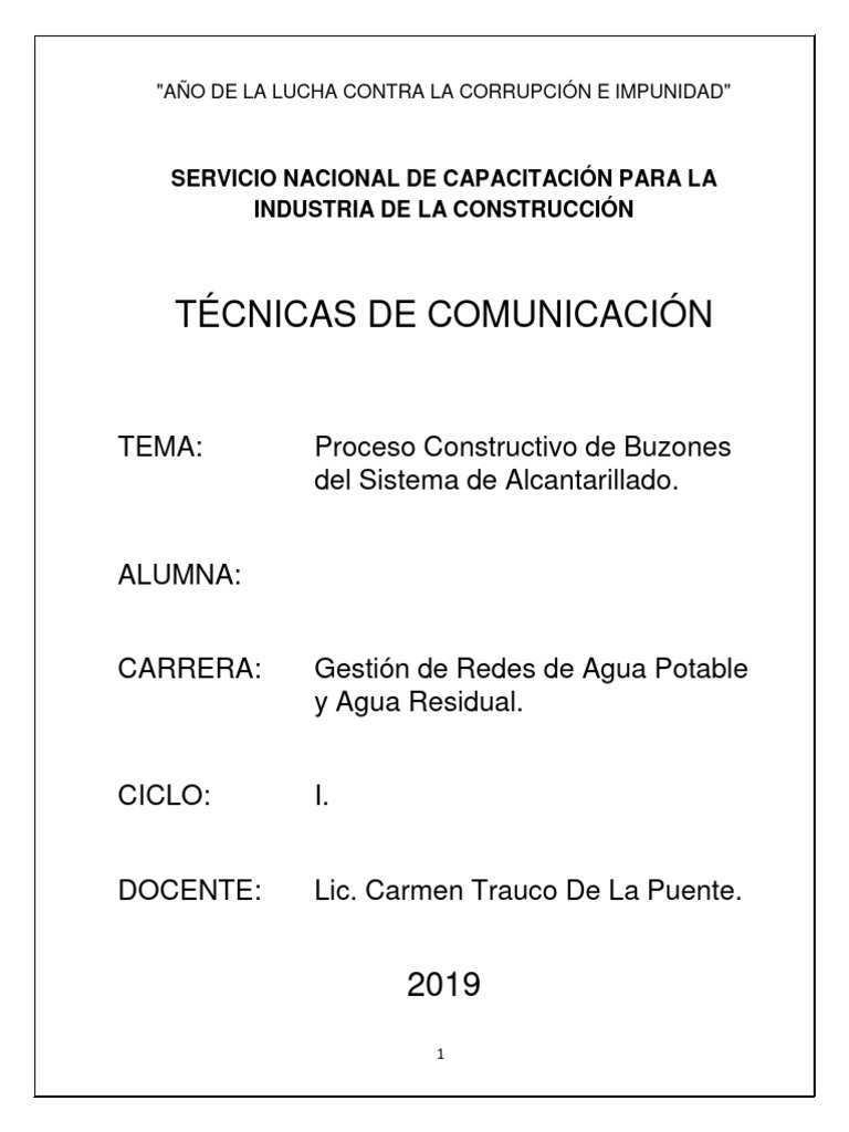 MODELO GRAPAR Monografía | PDF | Alcantarillado | Hormigón