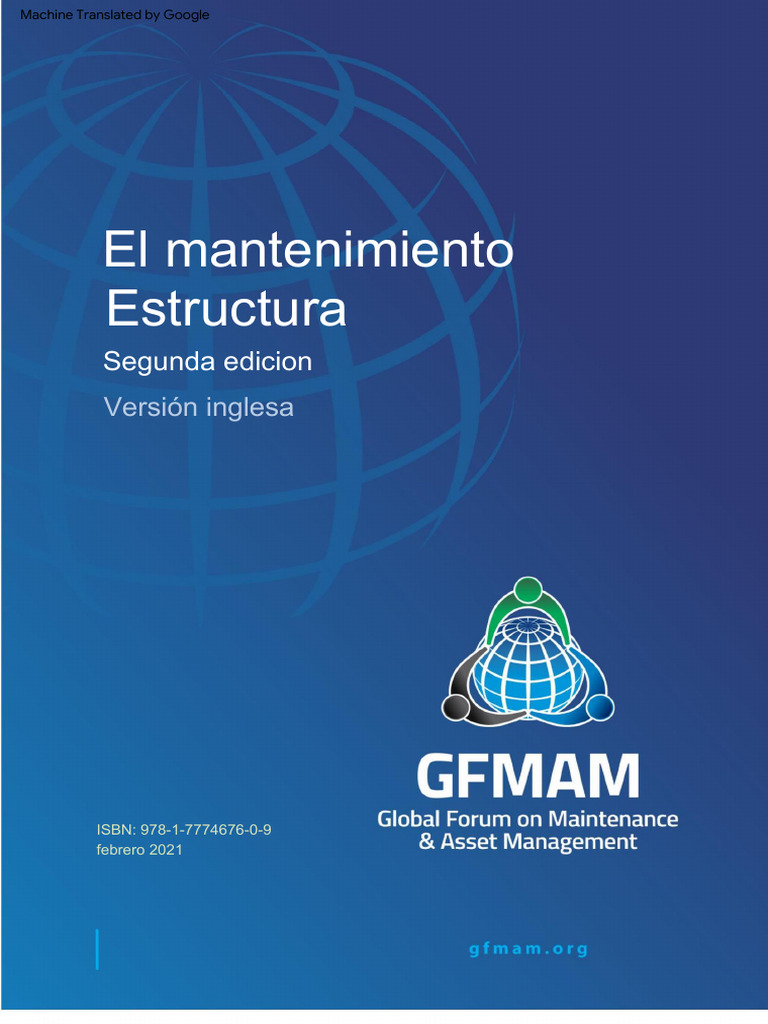 GFMAM Maintenance Framework - 2nd Edition Final | PDF | Ingeniería de ...