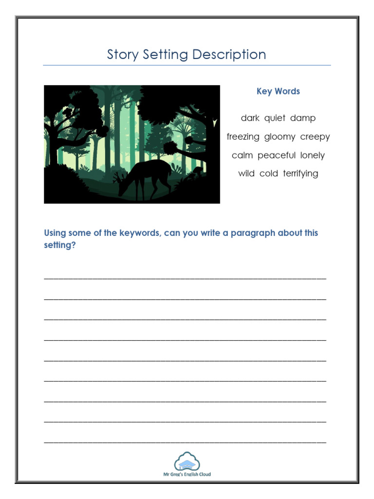 Writing Story Setting Descriptions | PDF