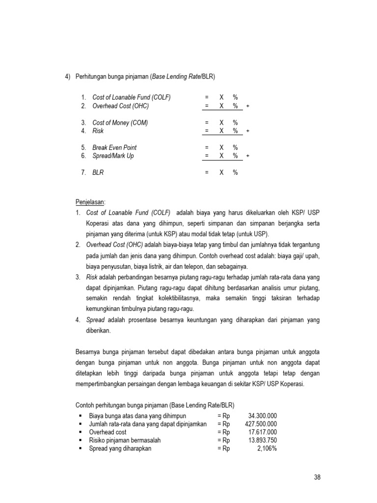 SOP - Koperasi - Simpan - Pinjam 41-60 | PDF