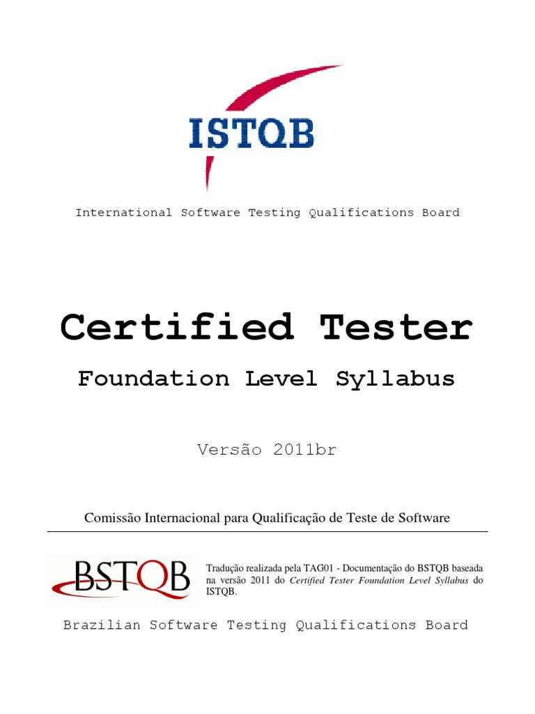 Syllabus CTFL 2011br | PDF | Engenharia de Software | Engenharia de ...