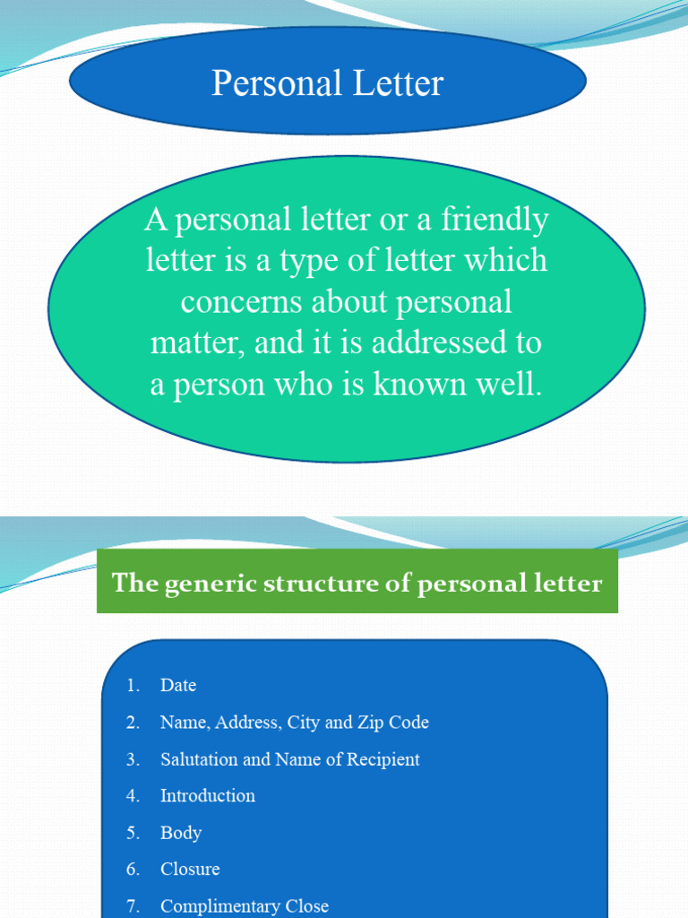 Unggah Modul 2 PPT Personal Letter | PDF