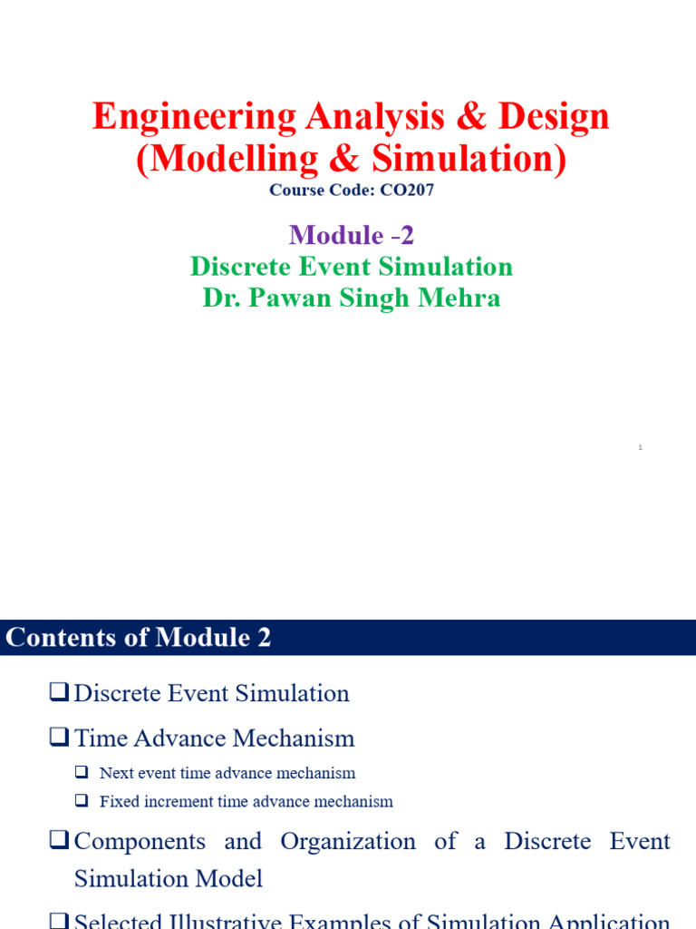 Module2 Half | Download Free PDF | Probability Distribution | Simulation