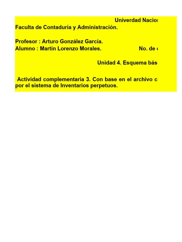 Actividad Complementaria 3 - Unidad 4 - Martín Lorenzo Morales - 423027244 | PDF | Bancos ...