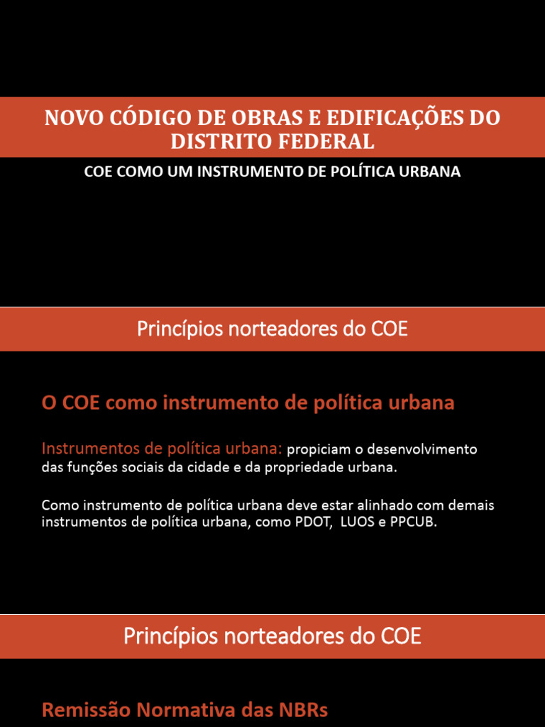 Novo Código de Obras do DF | PDF | Business | Technology & Engineering