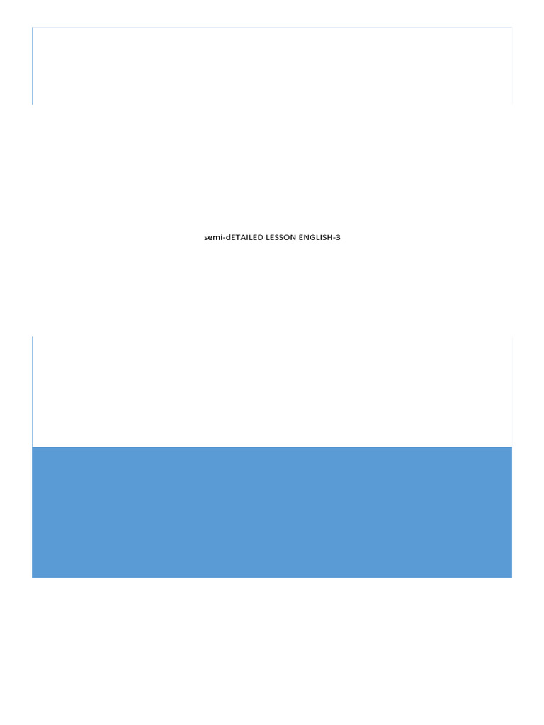 Jica ENGLISH I FINAL DEMO 4as | PDF | Adjective | Linguistics