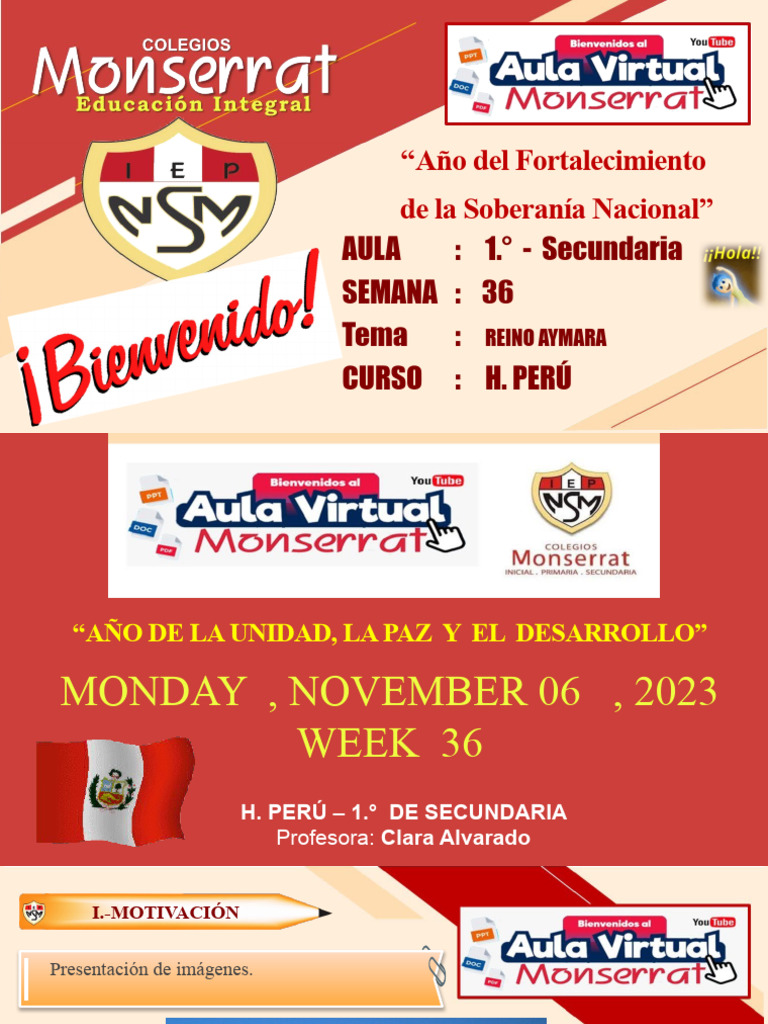 Semana 36 Reino Aymara | PDF