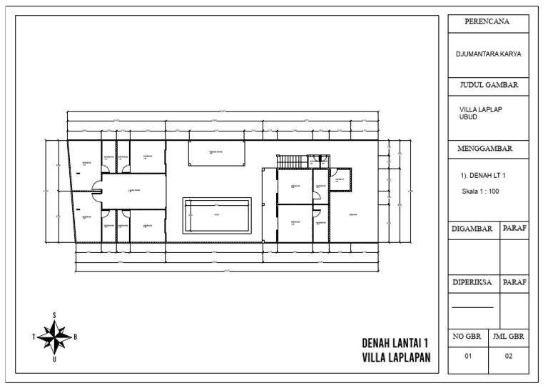 DENAH Model 2 | PDF | Home Economics | Sanitation