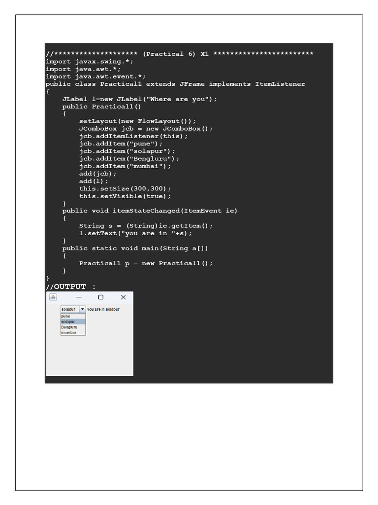 Java Practical 2 | PDF | Software | Object (Computer Science)