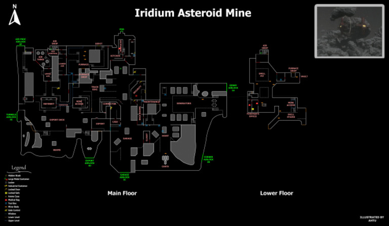 Iridium Asteroid Mine Map | PDF