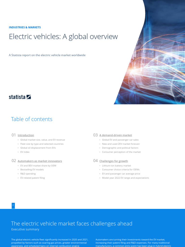 Study - Id134904 - Electric Vehicles A Global Overview | PDF