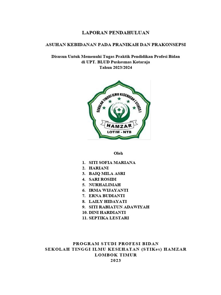 Revisi Askeb Pranikah Dan Prakonsepsi | PDF