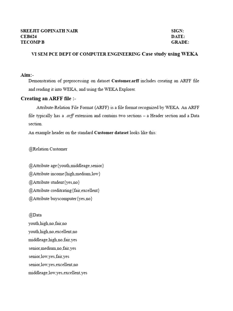 DWDM - Case Study On Weka - Ceb624 | PDF | Computing | Cybernetics DWDM - Case Study On Weka - Ceb624 | PDF | Computing | Cybernetics