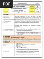 Detailed Lesson Plan For Araling Panlipunan - Konsumo at Produksyon | PDF
