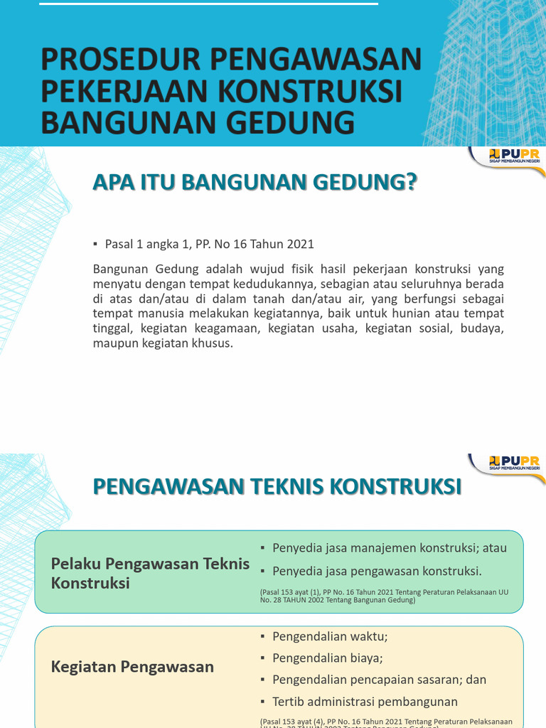 T3 (1) Prosedur Pengawasan Pekerjaan Konstruksi Bangunan Gedung | PDF T3 (1) Prosedur Pengawasan Pekerjaan Konstruksi Bangunan Gedung | PDF