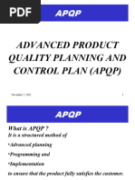 APQP & Control Plan Training - Presentation Slides - Working Template | PDF | Verification And ...
