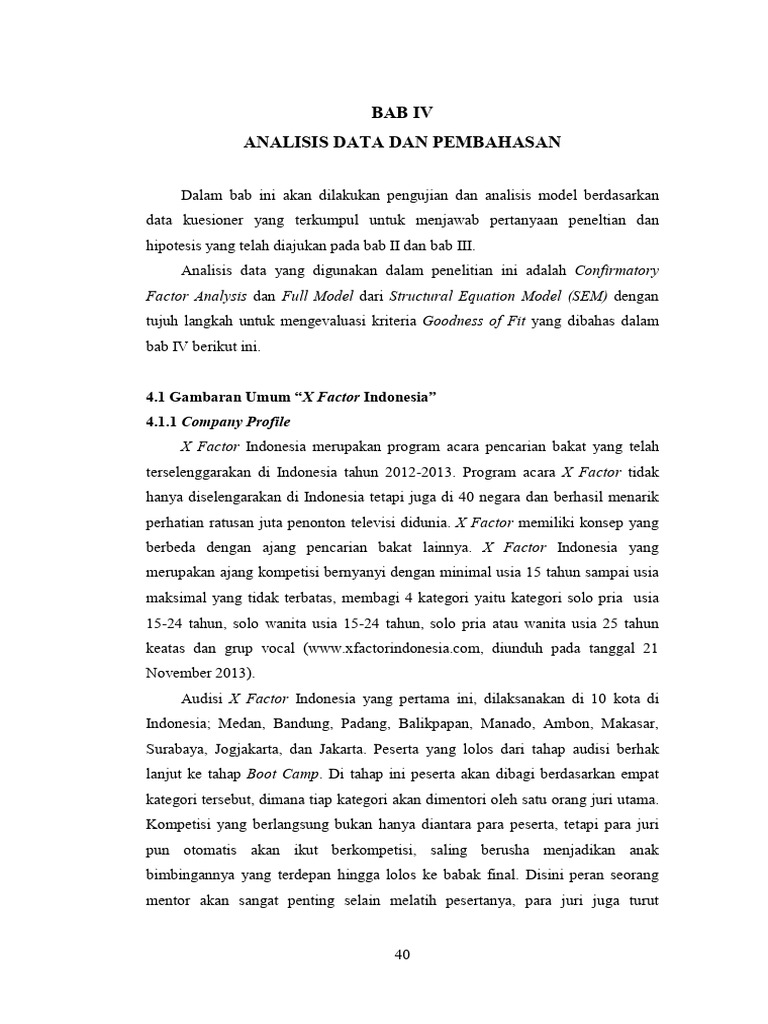 Analisis Data Dan Pembahasan | PDF