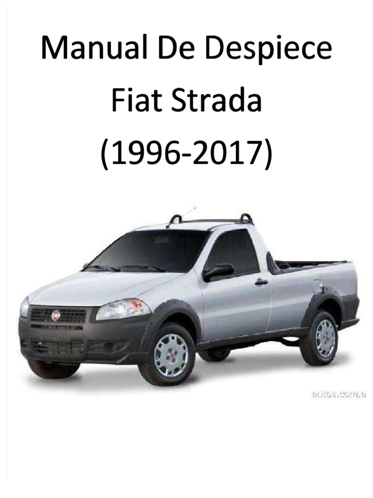 Fiat Strada 1996 2017 Manual de Despiece | PDF | Embrague | Arandela (Hardware)