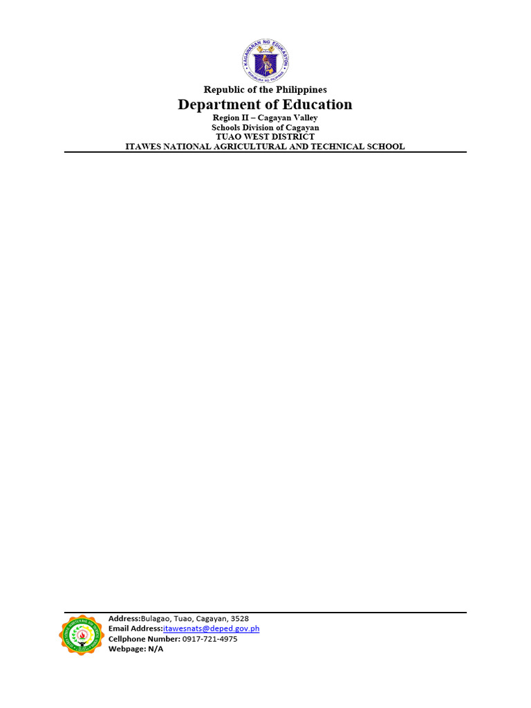 School Header Footer | PDF