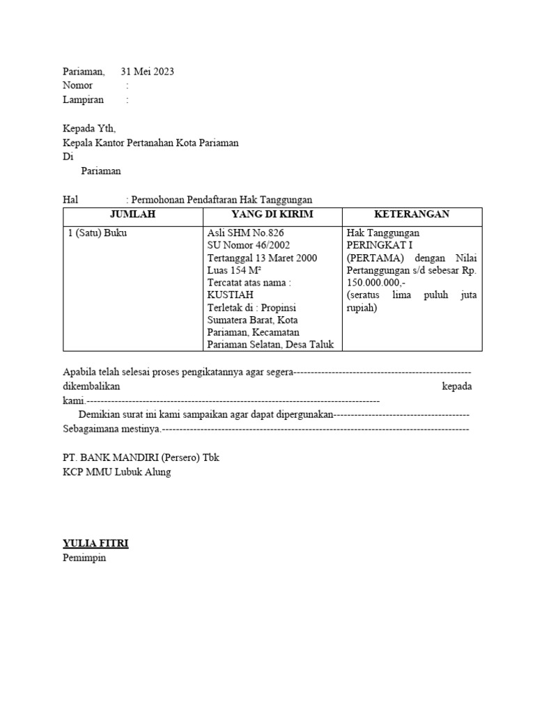 Pengantar HT Bank | PDF